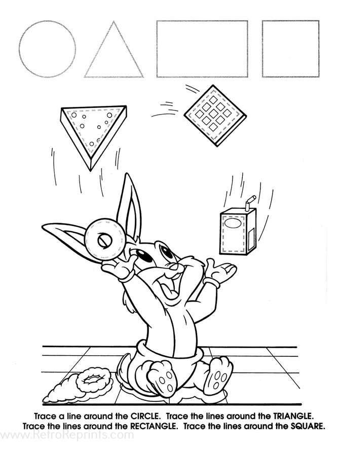 bus bunny coloring pages