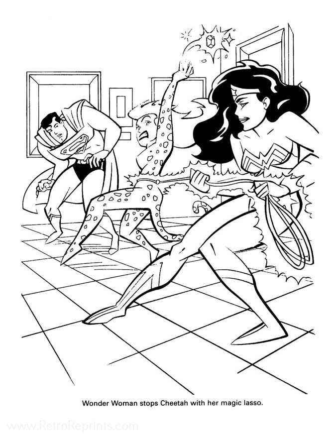 dc heroes coloring pages