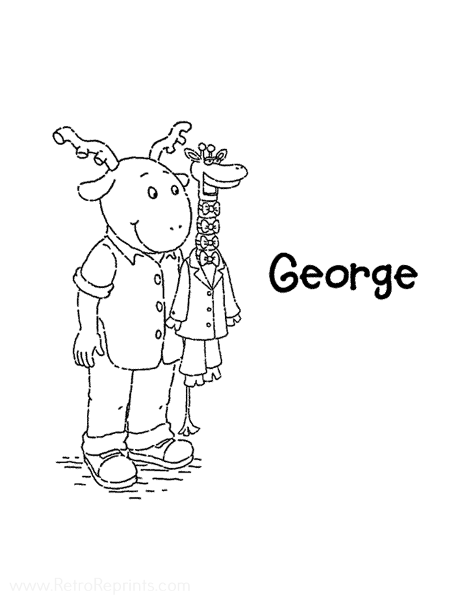coloring pages of arthur