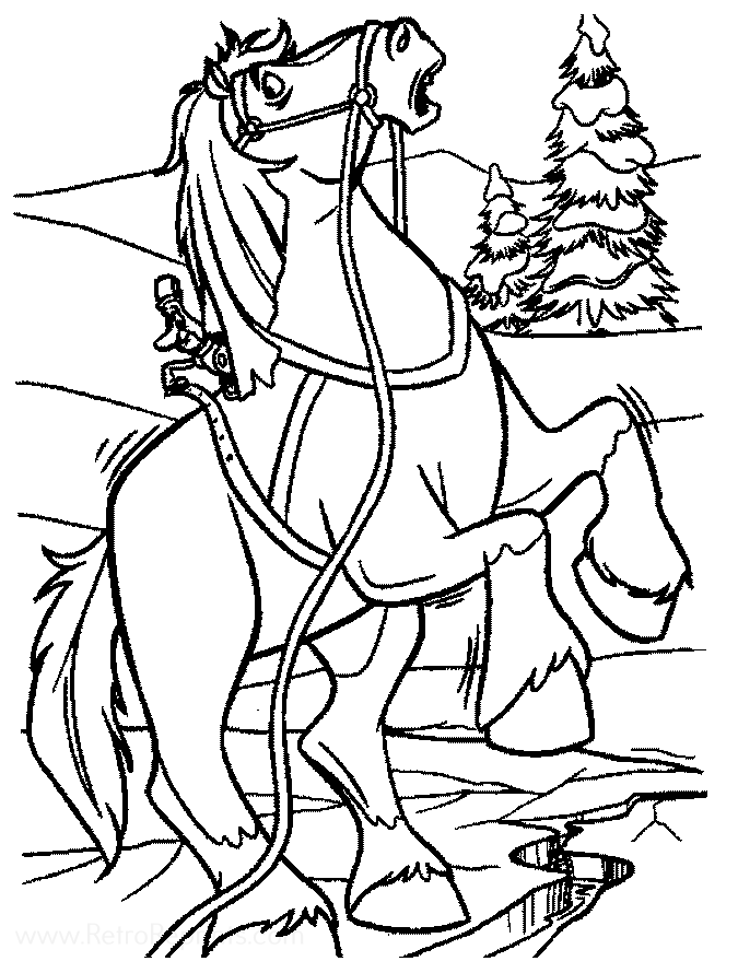 disney horse coloring pages
