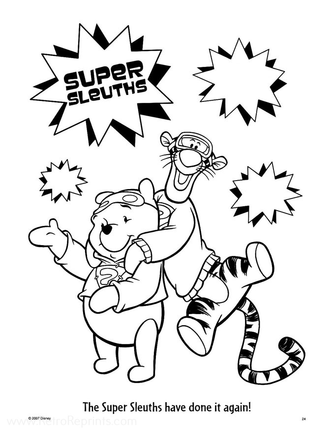 coloring pages tigger
