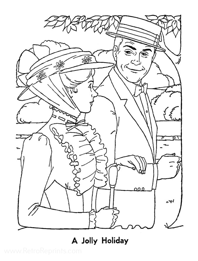 mary poppins coloring pages