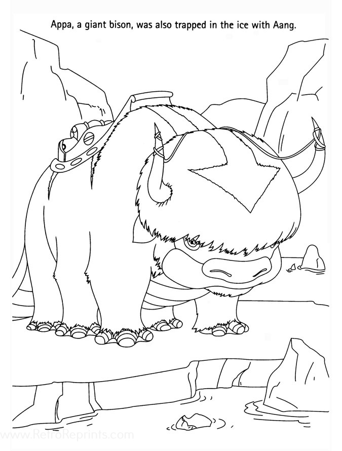 nick avatar coloring pages