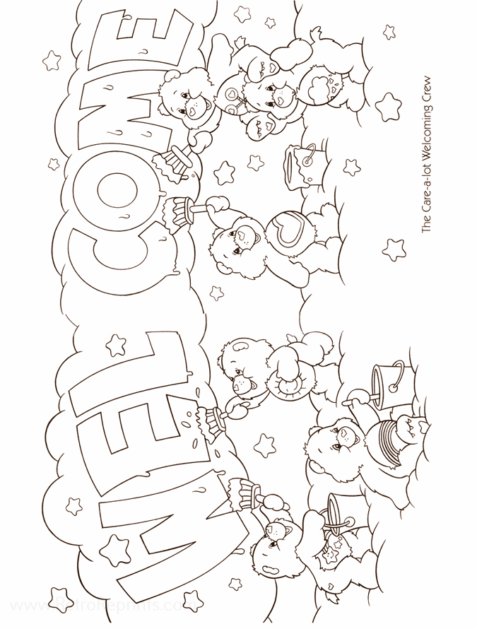 care bear coloring pages