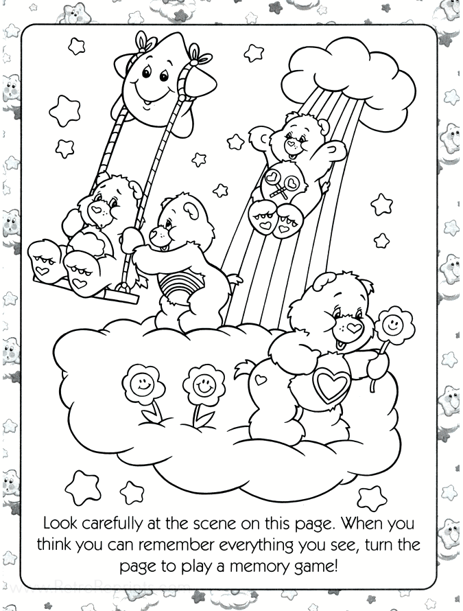 care bears online coloring pages