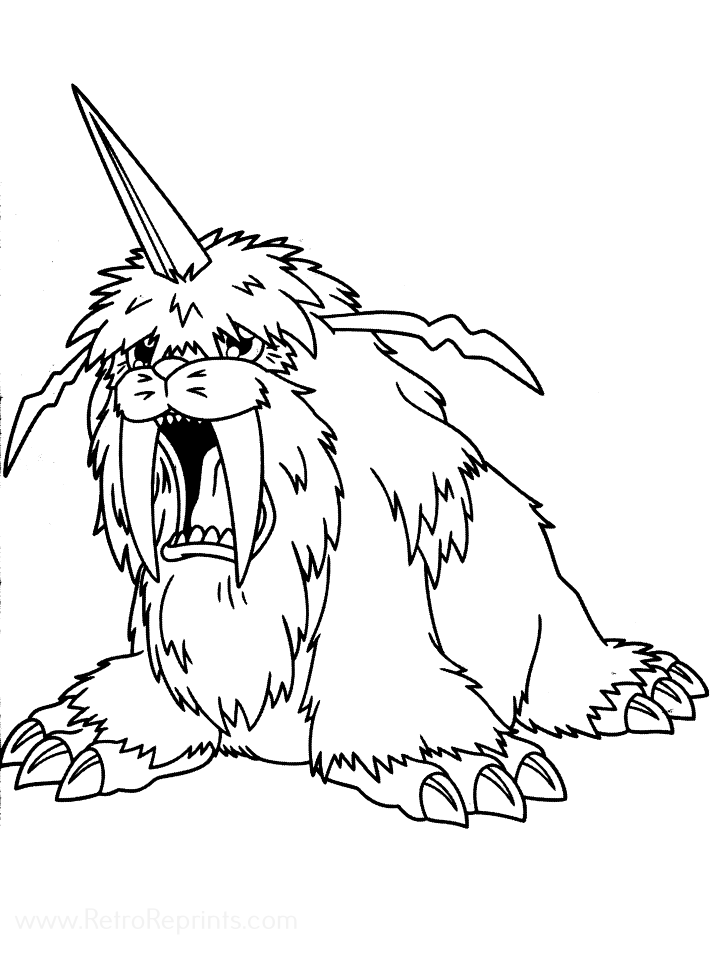 printable coloring pages digimon
