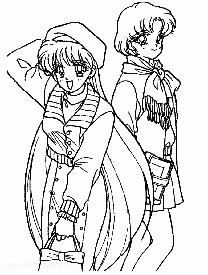 coloring pages for sailor moon