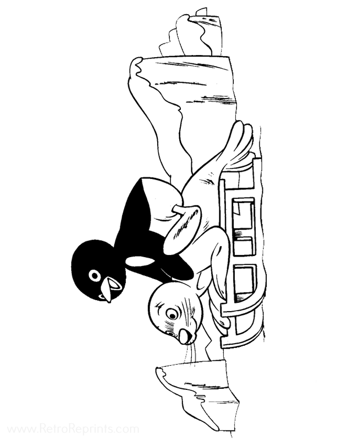 free pingu coloring pages