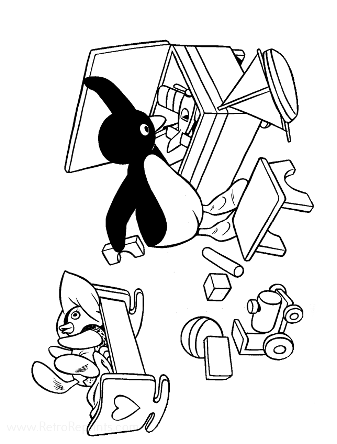 pingu coloring pages