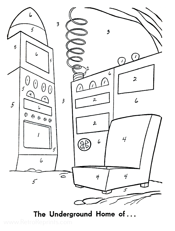 coloring pages on atom