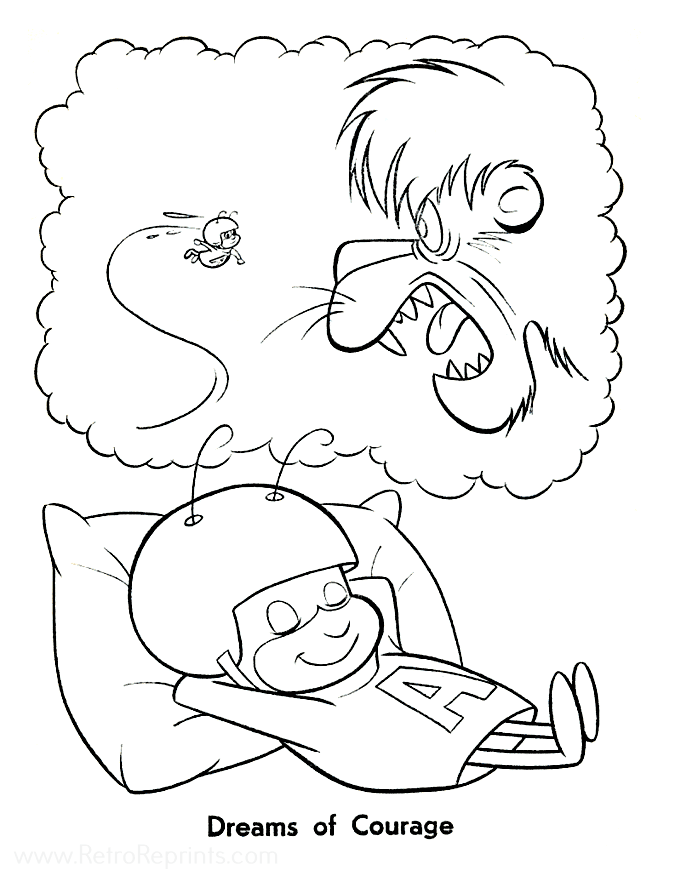 coloring pages on atom