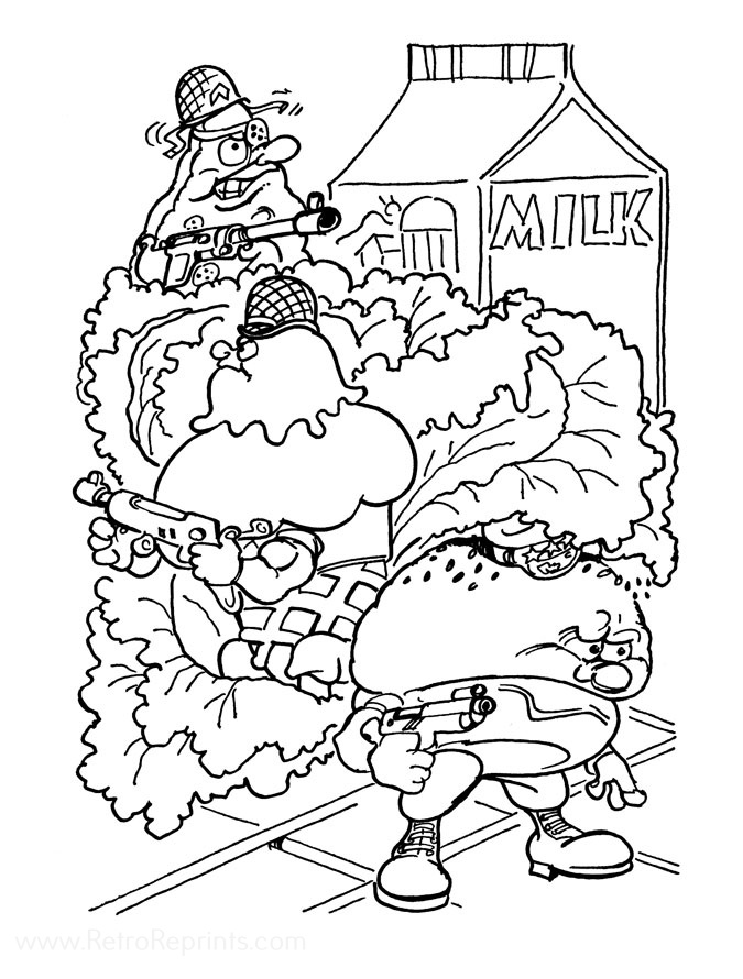 p foods coloring pages