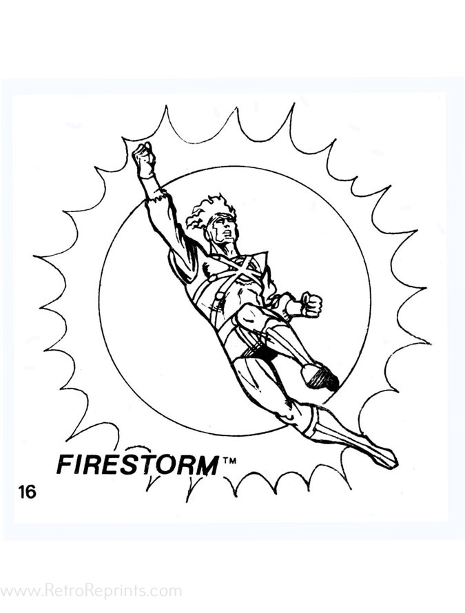 firestorm coloring pages