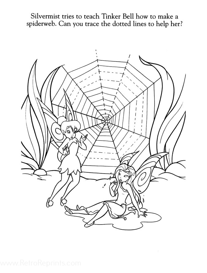 tinkerbell coloring pages