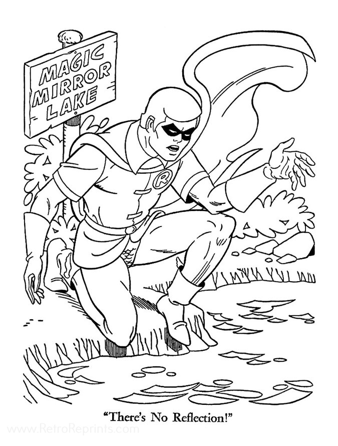 superfriends coloring pages