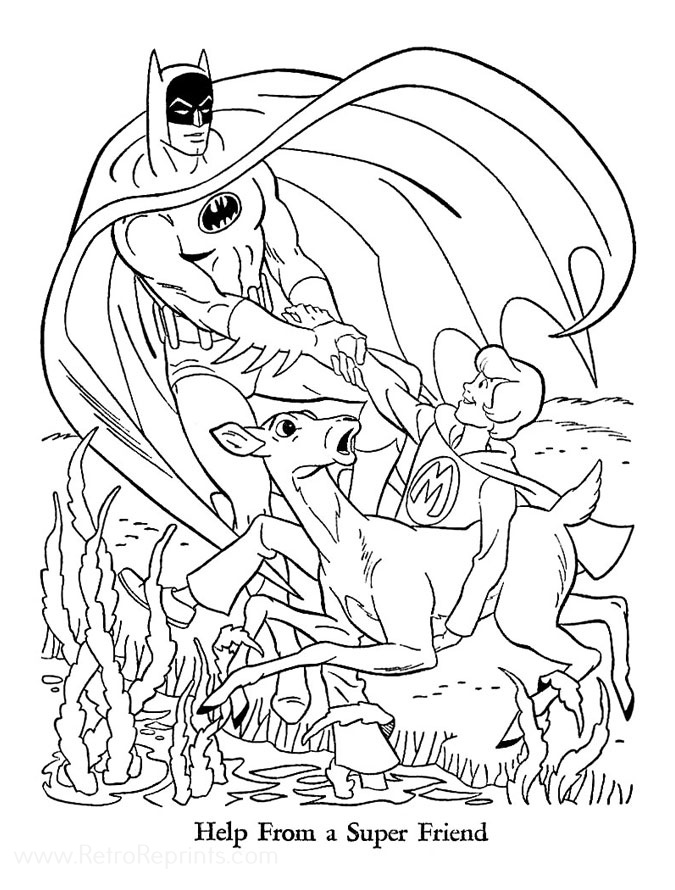 superfriends coloring pages