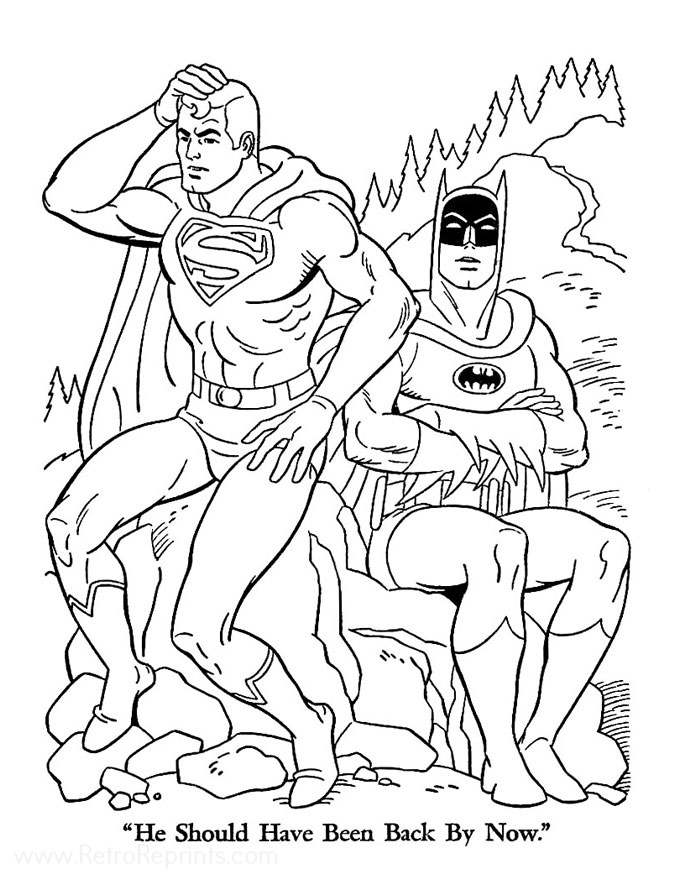 superfriends coloring pages