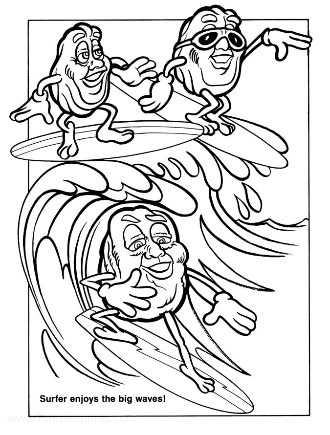 coloring pages raisins