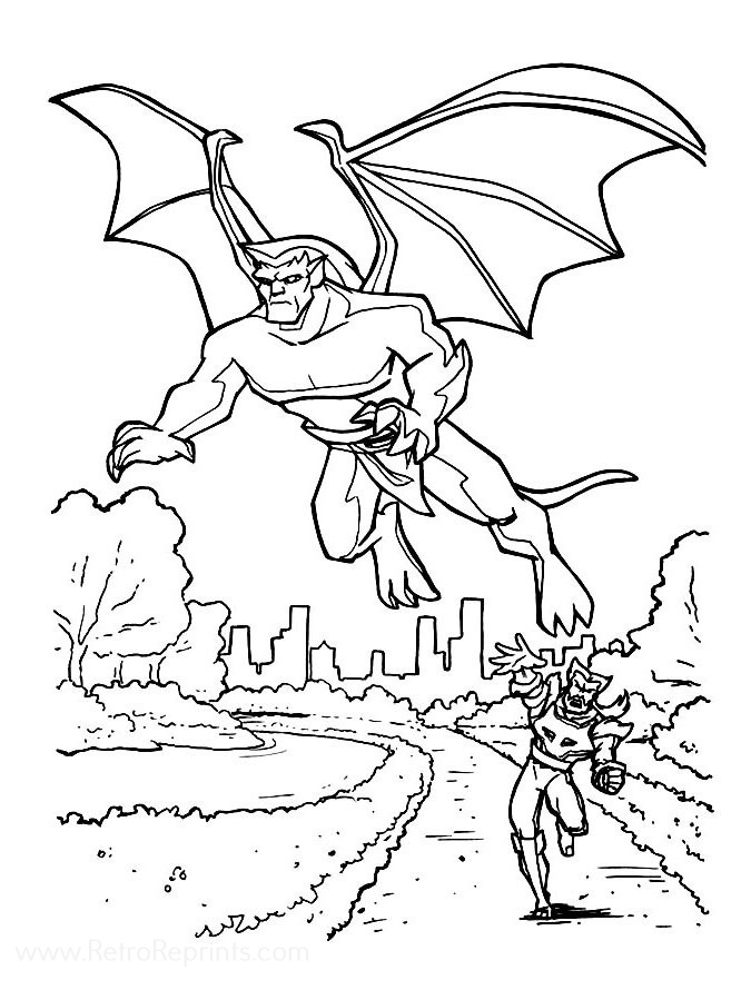 man bat coloring pages