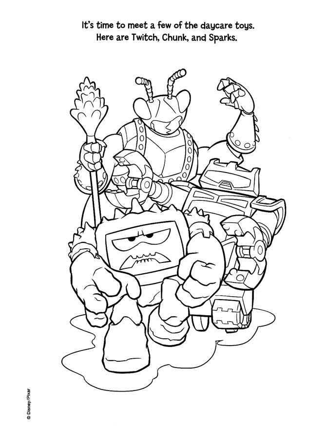 toy story 3 coloring pages