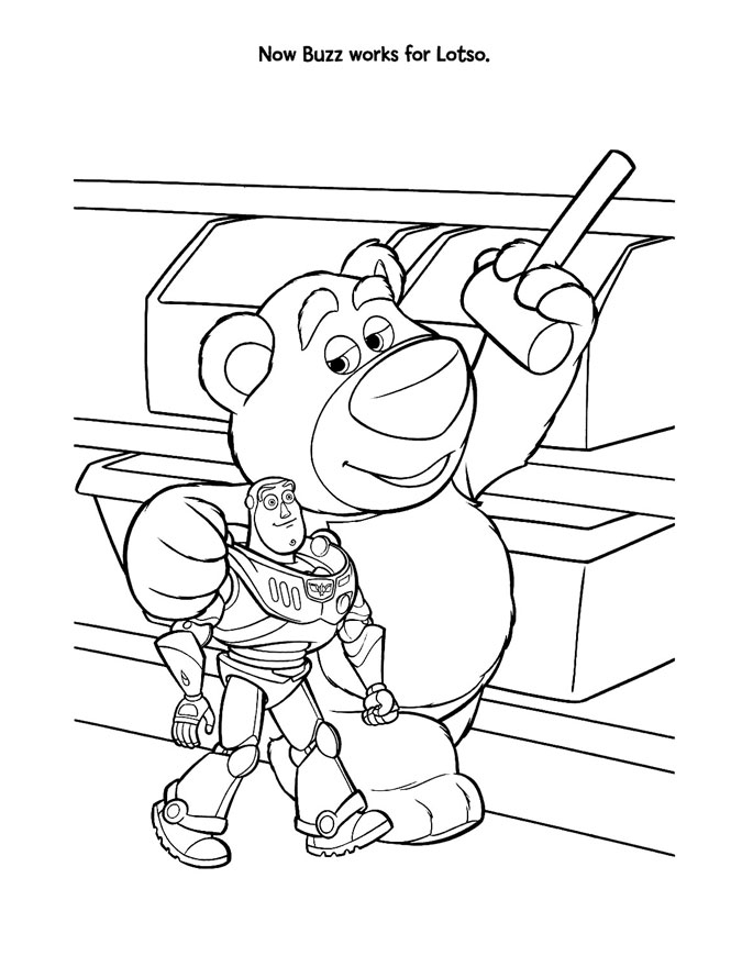toy story 3 coloring pages