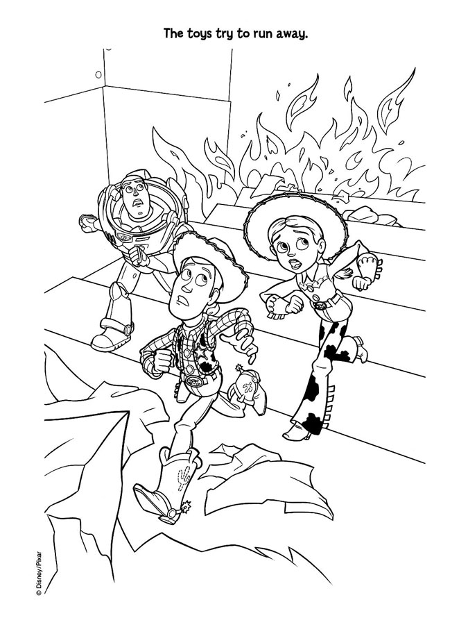 toy story 3 coloring pages
