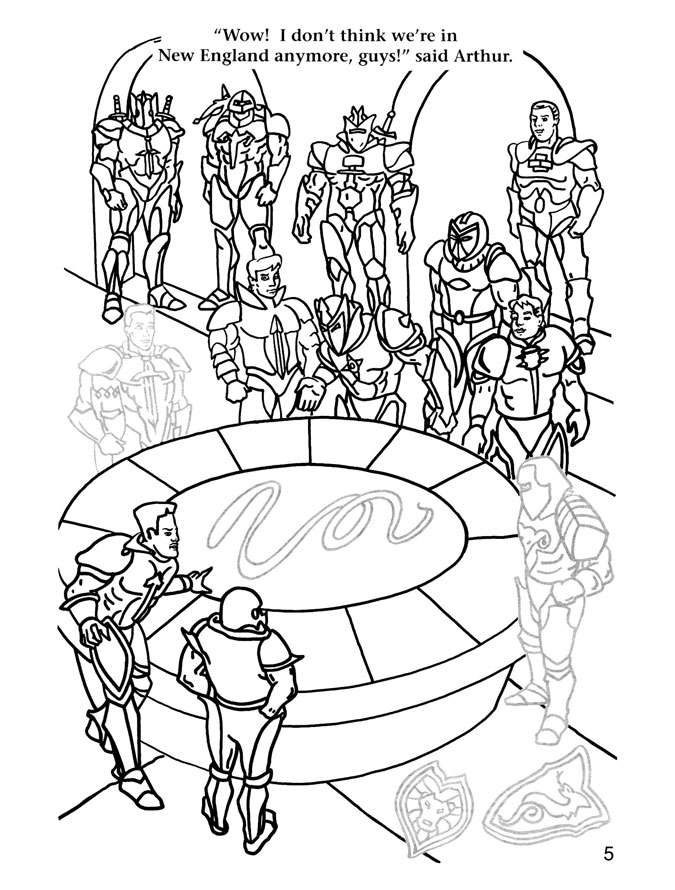 battleforce 5 coloring pages