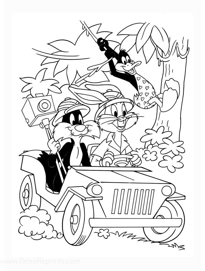 looney tunes coloring pages