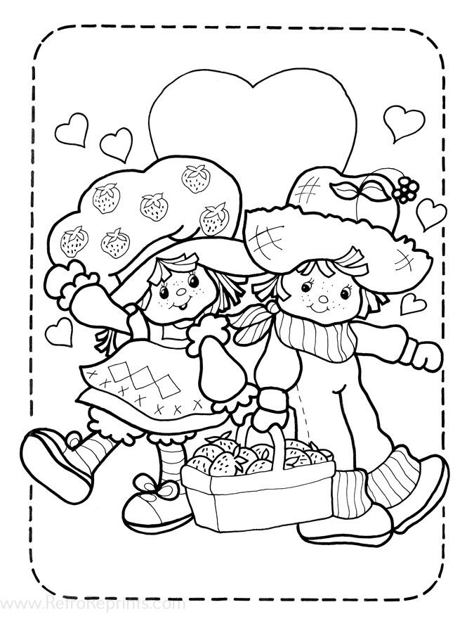 retro coloring pages