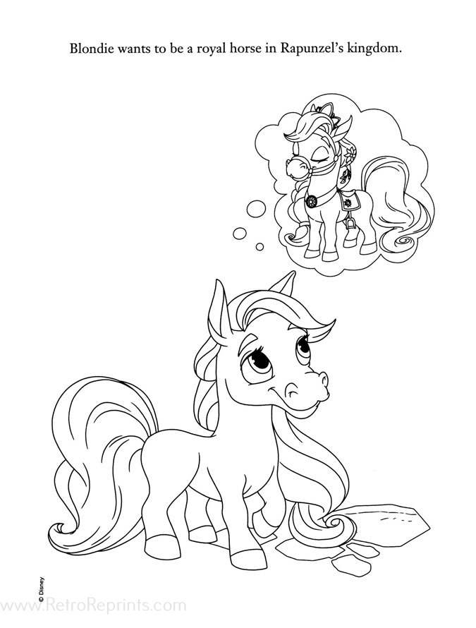 palace pets coloring pages