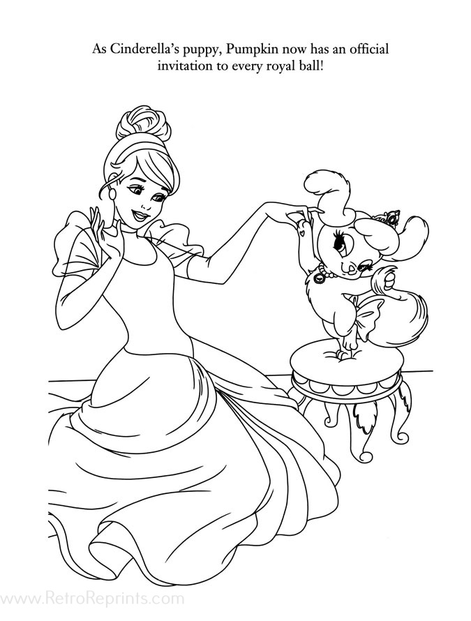 palace pets coloring pages