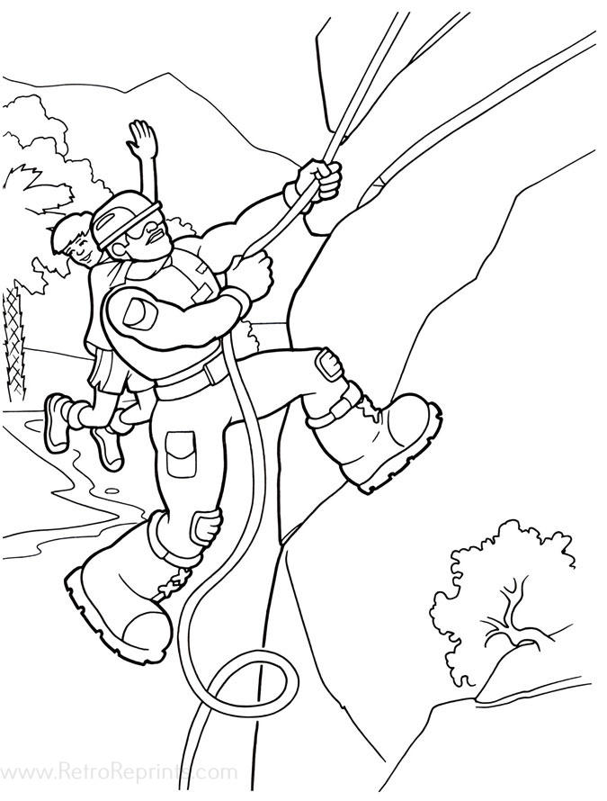 rescue heroes coloring pages