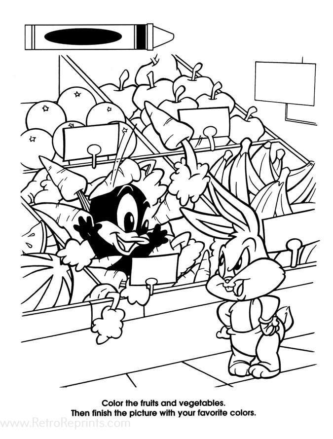 babylooneytunes coloring pages