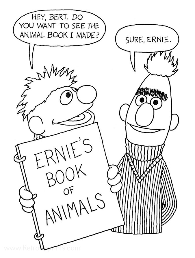 bert coloring pages