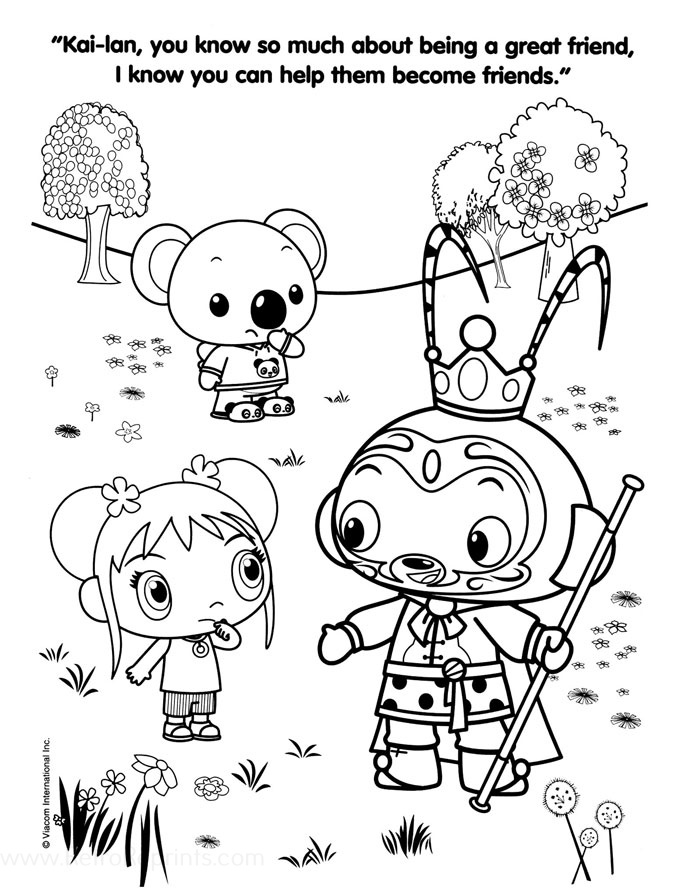kia lan coloring pages