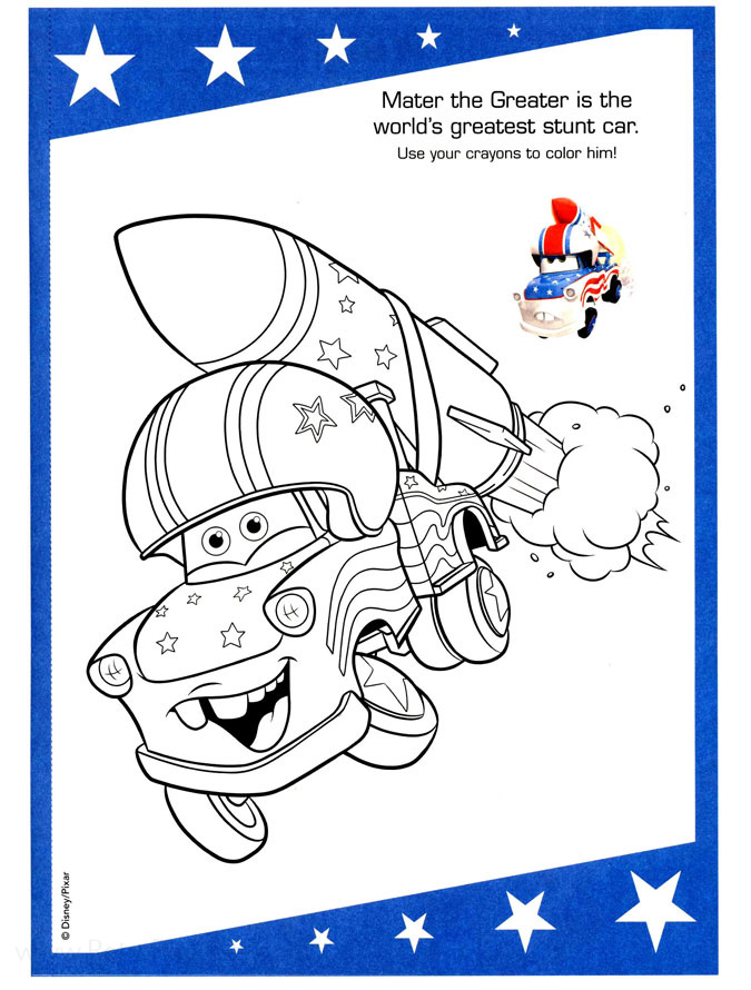 pixar coloring pages