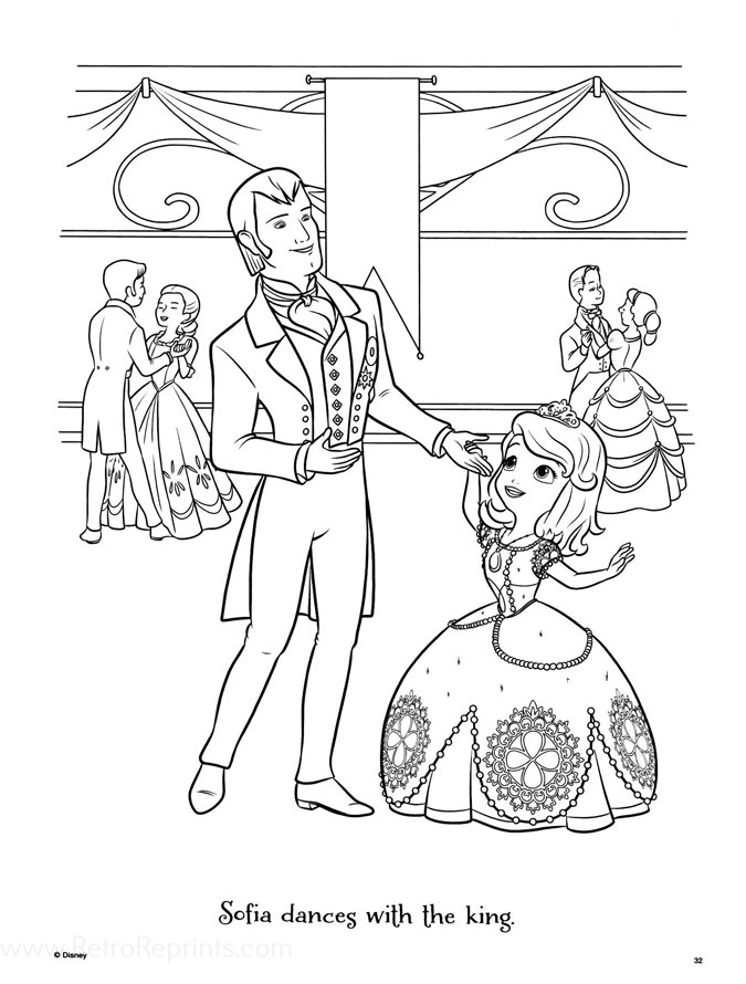 princess sofia coloring pages